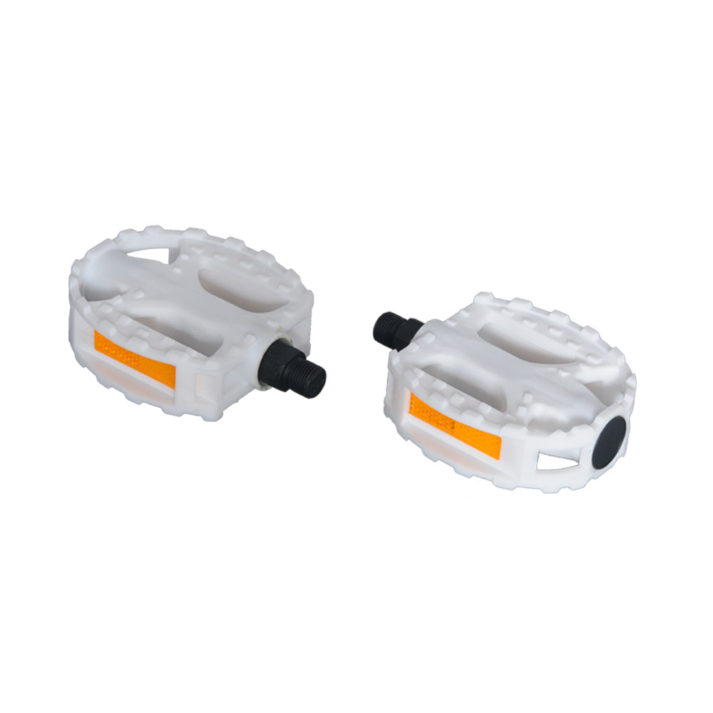 Round Plastic Pedals – White | Unicycle.com (UK)