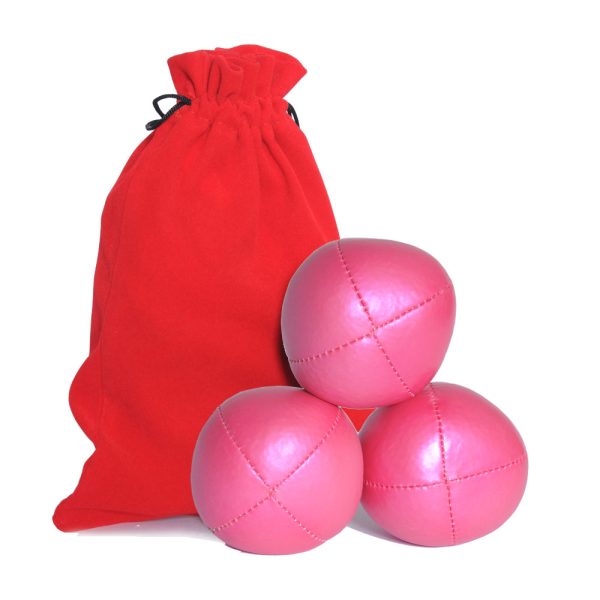 Juggling Ball Set – Shiny Superior Pink (120g) | Unicycle.com (UK)