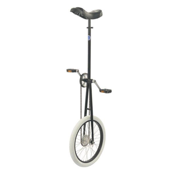 5′ Club Single Chain Giraffe Unicycle – Black | Unicycle.com (UK)