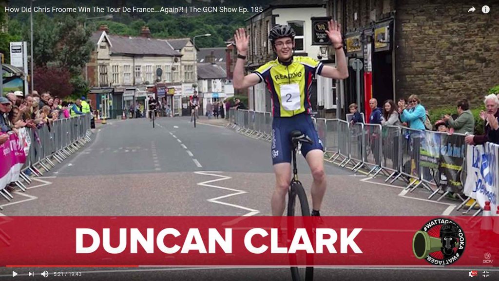 Duncan Clark on the Global Cycling Network Show | Unicycle.com (UK)